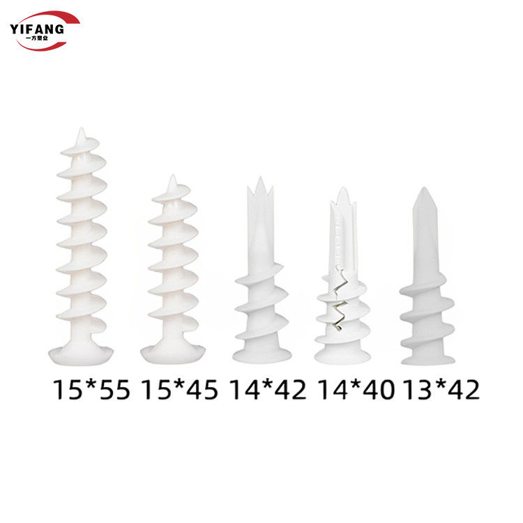 10mm Dia High Durability Plastic Drywall Screw Anchor For Professional ...
