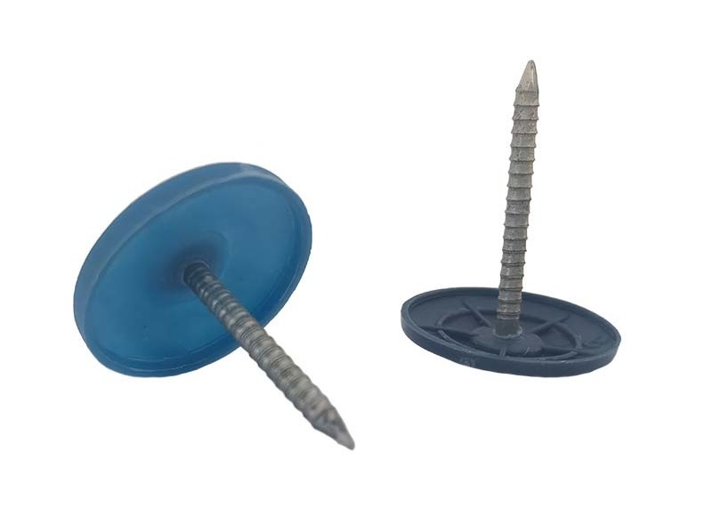 Round 1 Plastic Cap Nails For Professional Use