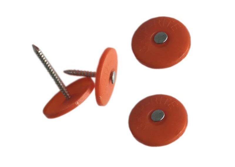 1" Head Dia Plastic Cap Nails For Construction Projects