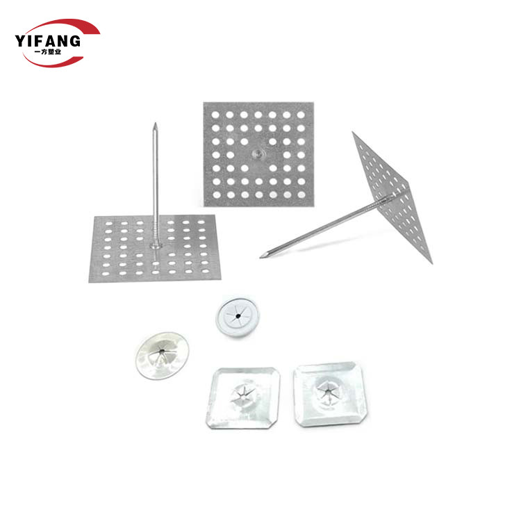 Galvanized Iron Self Adhesive Insulation Stick Pins 20mm-300mm Length