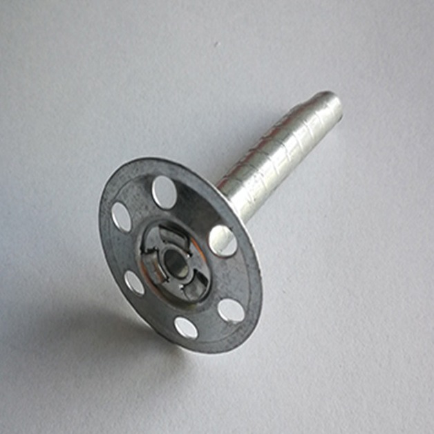 Silver Color Metal Insulation Fixings , Mechanical Fasteners For Rigid ...