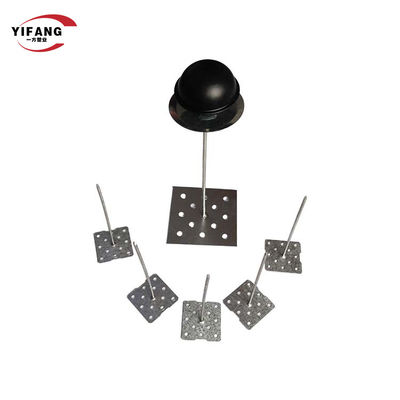 Perforated Base Insulation Stick Pins For Rigid Insulation Zinc Finished