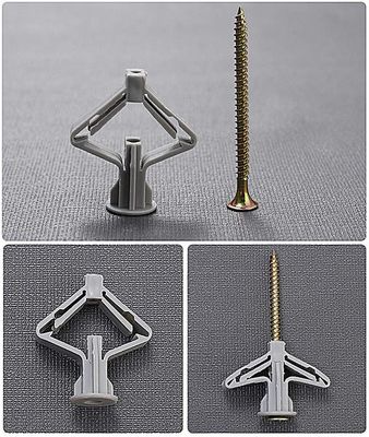 Nylon Winged Butterfly Damp Proof Plastic Toggle Anchors