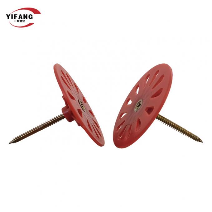 Eifs Stucco Washers And Fasteners Red Disc Head For Eps Foam Attaching
