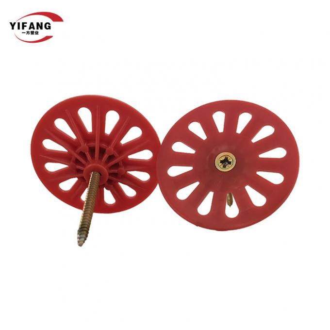 Eifs Stucco Washers And Fasteners Red Disc Head For Eps Foam Attaching